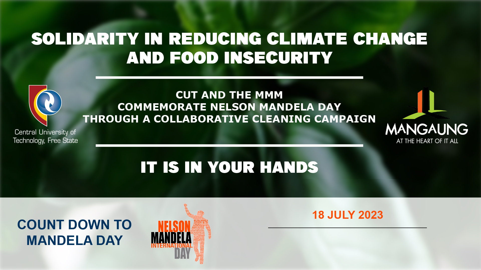 CUT | Nelson Mandela Day 2023