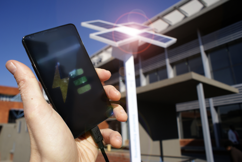 CUT | CUT Develops Solar-powered Charging Stations for Students